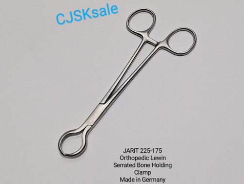 Jarit 225-175 Orthopedic Lewin Serrated Bone Holding Clamp 7" for sale ...