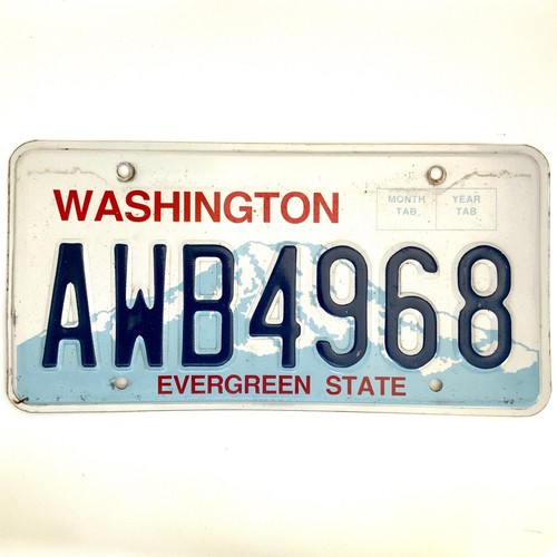 United States Washington Evergreen State Passenger License Plate ...