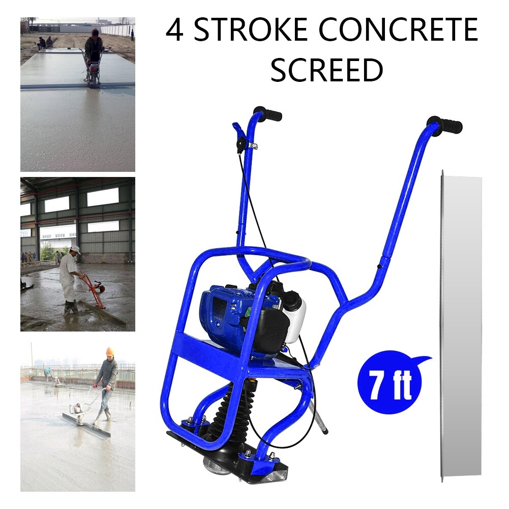 4 Stroke Surface Vibratory Leveling Screed Tamper Blade 7ft Gas Powered ...