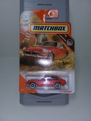 2019 Matchbox MBX Countryside 1971 MGB COUPE Red 61/100 Metal ...