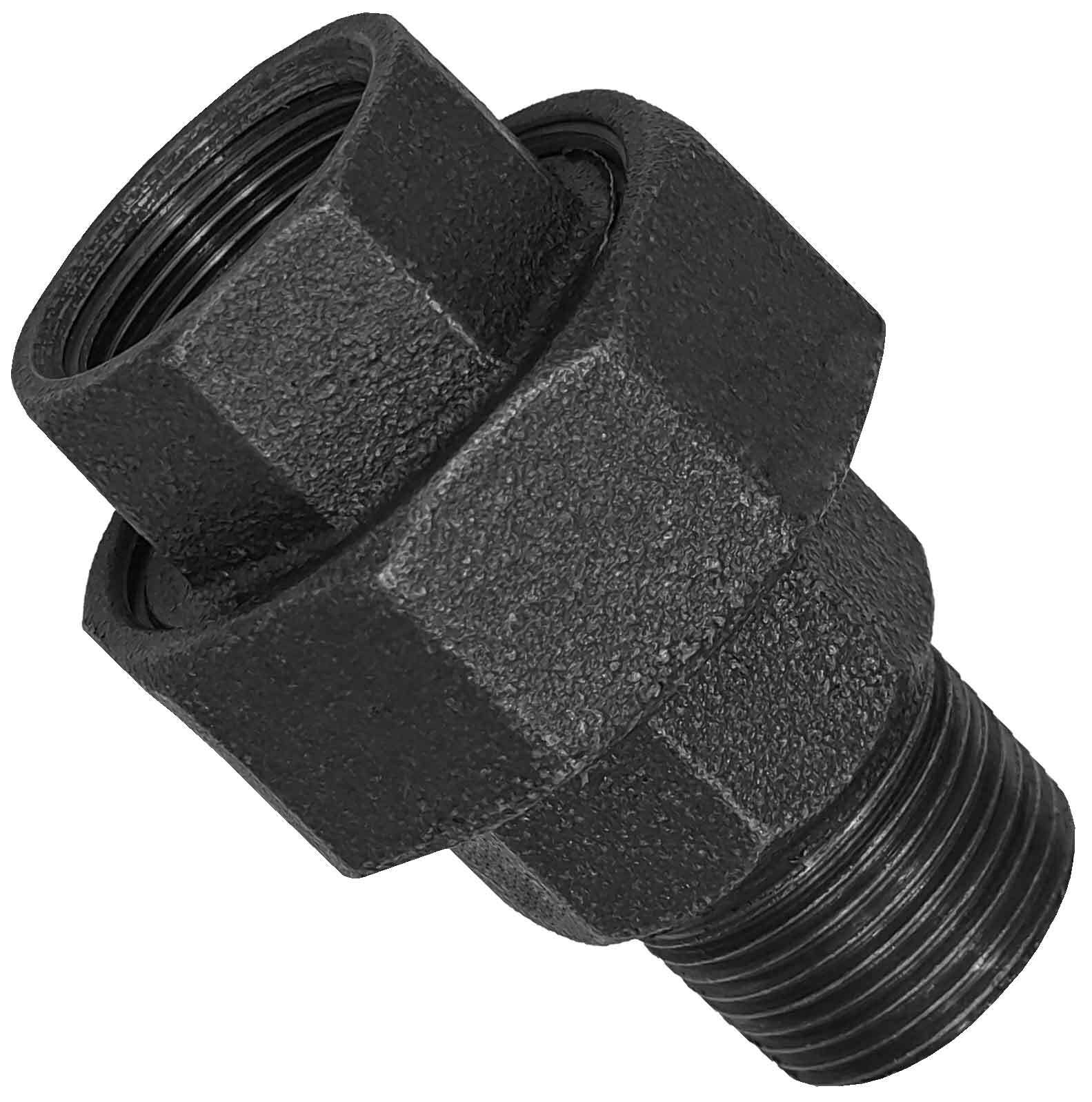 Temperguss Fittings schwarz Temperguß Fittinge Gewinde Schraubfittinge ...
