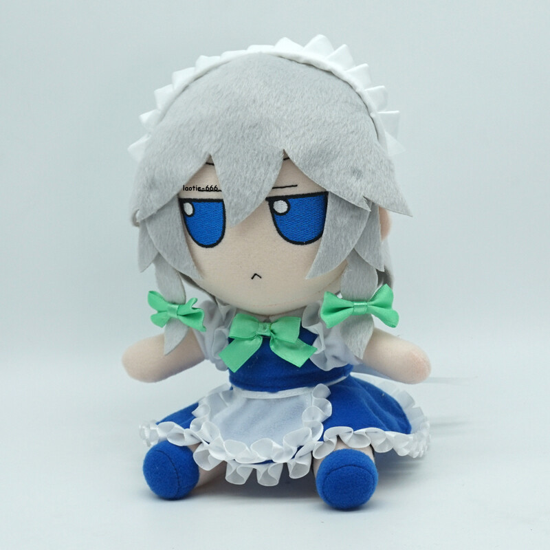 TouHou Project Daily Izayoi Sakuya Plush Doll Fumo Fumo 20CM Anime ...