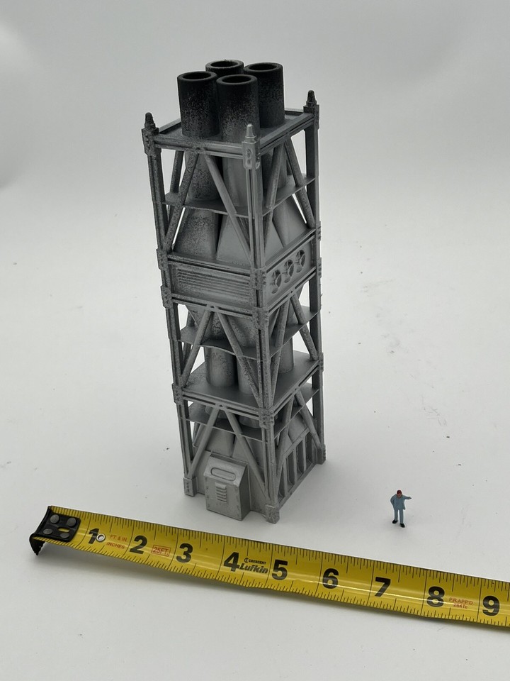Ho Scale Quad Refinery Furnace. BUILT. . WEATHERED. DETAILED. UNIQUE ...