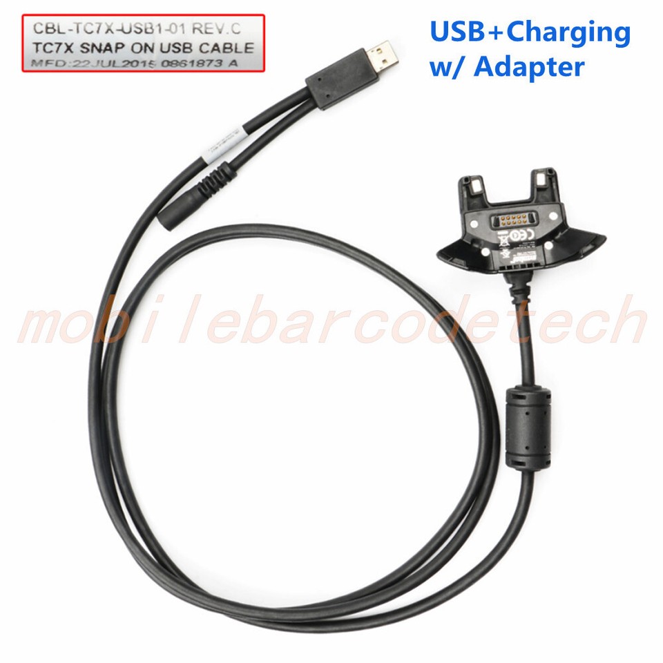 New CBL-TC7X-USB1-01 USB Charger Cable for zebra Motorola TC70X TC70 ...