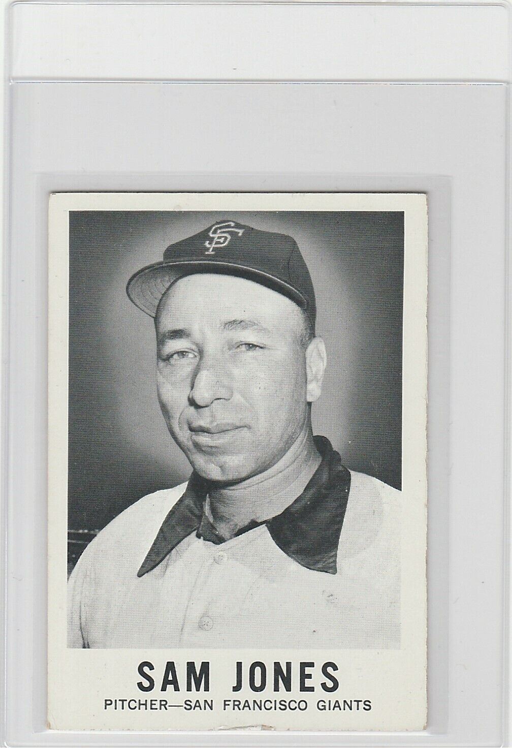 1960 LEAF #14 SAM JONES SAN FRANCISCO GIANTS PITCHER WOW 9TH YEAR CARD ...