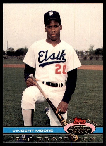1991 Stadium Club Stadium Set Vincent Moore Baseball Cards #123 | eBay