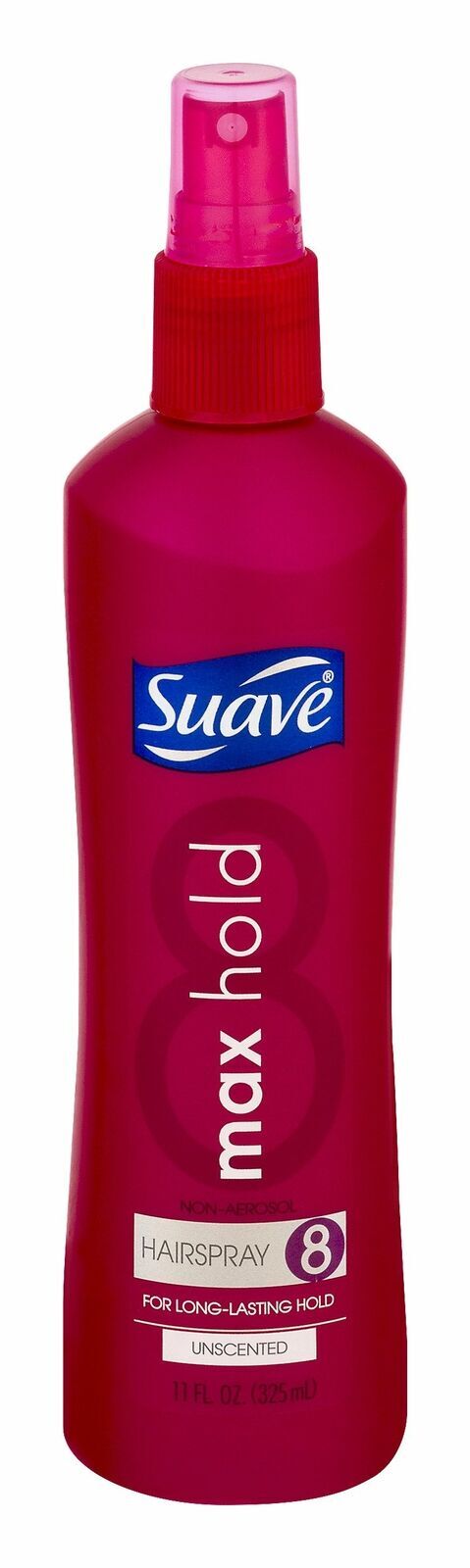 Suave Hairspray Maximum Hold Long Lasting Non Aerosol Unscented 11oz ...