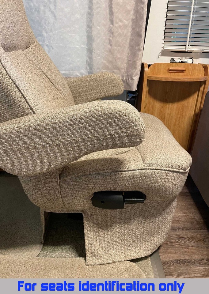 Nice 16 0unce Velour Motorhome,RV Captain Chair Seat Covers Fits ...