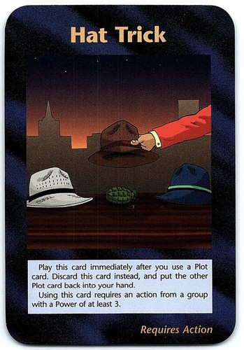 Illuminati New World Order INWO Limited Card Game NWO Hat Trick Common ...