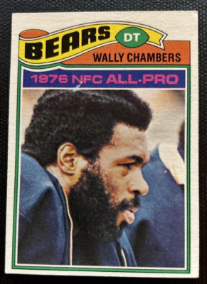 1977 Topps Wally Chambers # 20 Bears Football Mount Clemens Battling ...