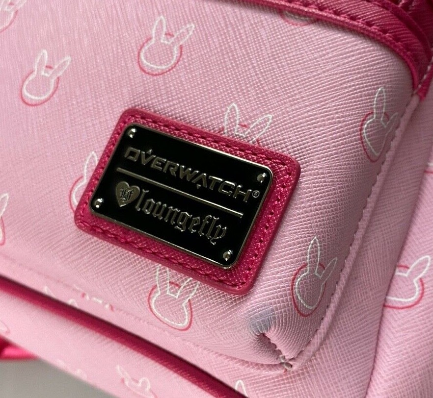 RARE Deadstock Loungefly Overwatch D.Va DVA Pink Mini Backpack Bag ...