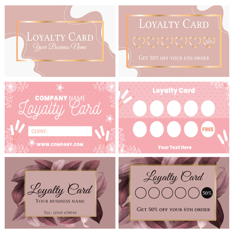 Salon Loyalty Cards