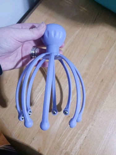 Purple Scalp Head Massager Roller Ball Stress Relief Relaxation ...