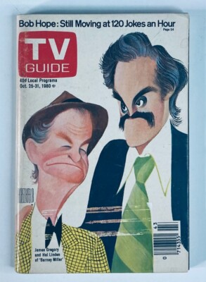 TV Guide Magazine October 25 1980 #1439 James Gregory, Hal Linden ...
