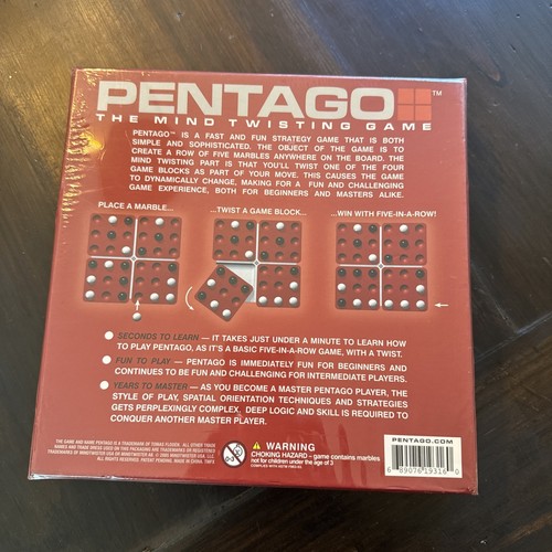 Pentago - The Mind Twisting Board Game, BRAND NEW, FACTORY SEALED! | eBay