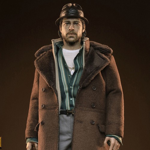 BLACK 8 STUDIO Snatch Brad Pitt 12in Action Figure Male Doll Model BK ...