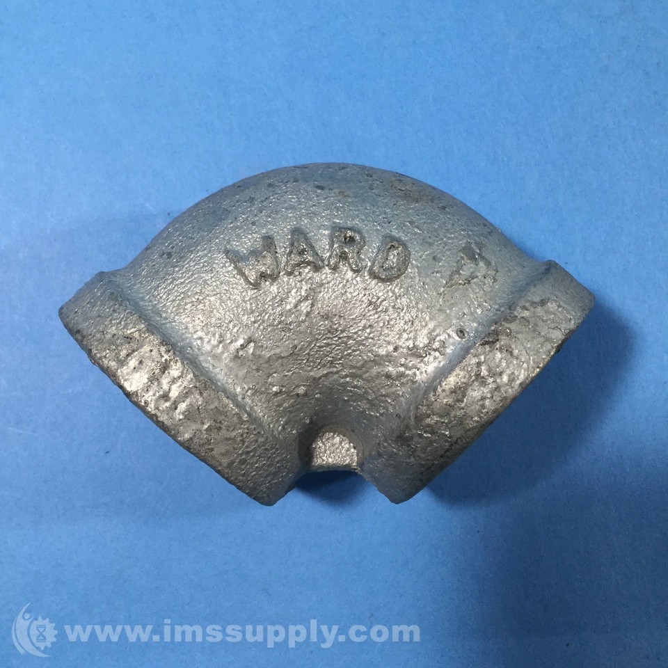 Ward Size 1 Inch 90 deg Straight Pipe Elbow, 1 in Nominal USIP | eBay