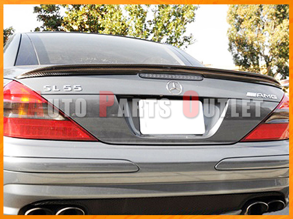 03-11 M-BENZ R230 SL350 SL550 Convertible Carbon Fiber A-Type Trunk ...