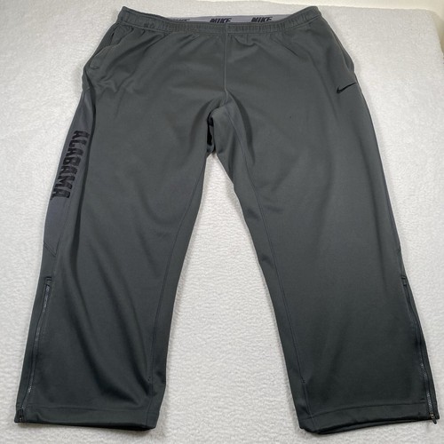 Nike Alabama Crimson Tide Track Pants Mens 4XL Grey Drawstring Pocket ...