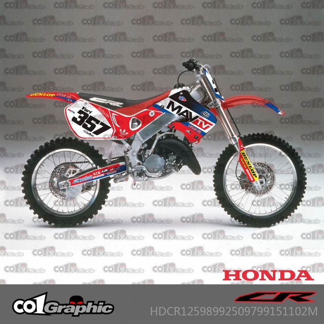 GRAPHICS DECALS STICKERS FULL KIT FOR HONDA CR125R 98-99 CR250R 97-99 ...