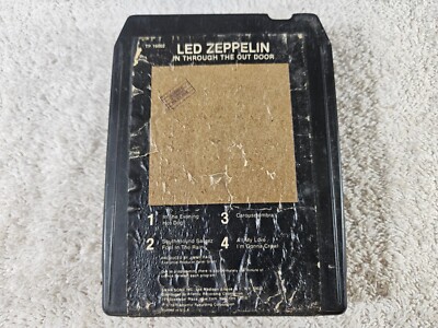 Led Zeppelin- In Through The Out Door 8-Track Tape. Please read! | eBay