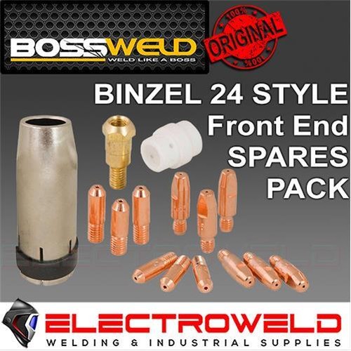 BOSSWELD Binzel Style BZ24 MB24 MIG Welding Torch Consumable Spares Kit ...