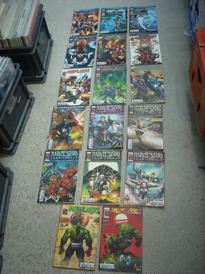 MARVEL STARS n°1 à 17- Série complète (Février 2011/ Juin 2012)- Lot de ...