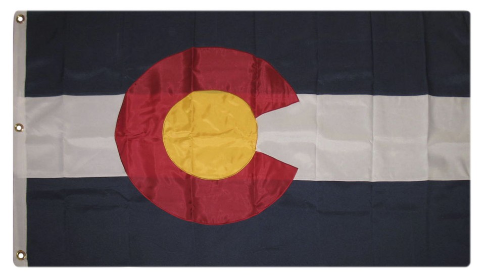 3x5 Embroidered Colorado 600D 2ply Military Grade nylon Flag 3'x5 ...