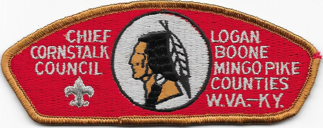 Chief Cornstalk Council Strip S2 Plastic Back CSP SAP Boy Scouts of ...