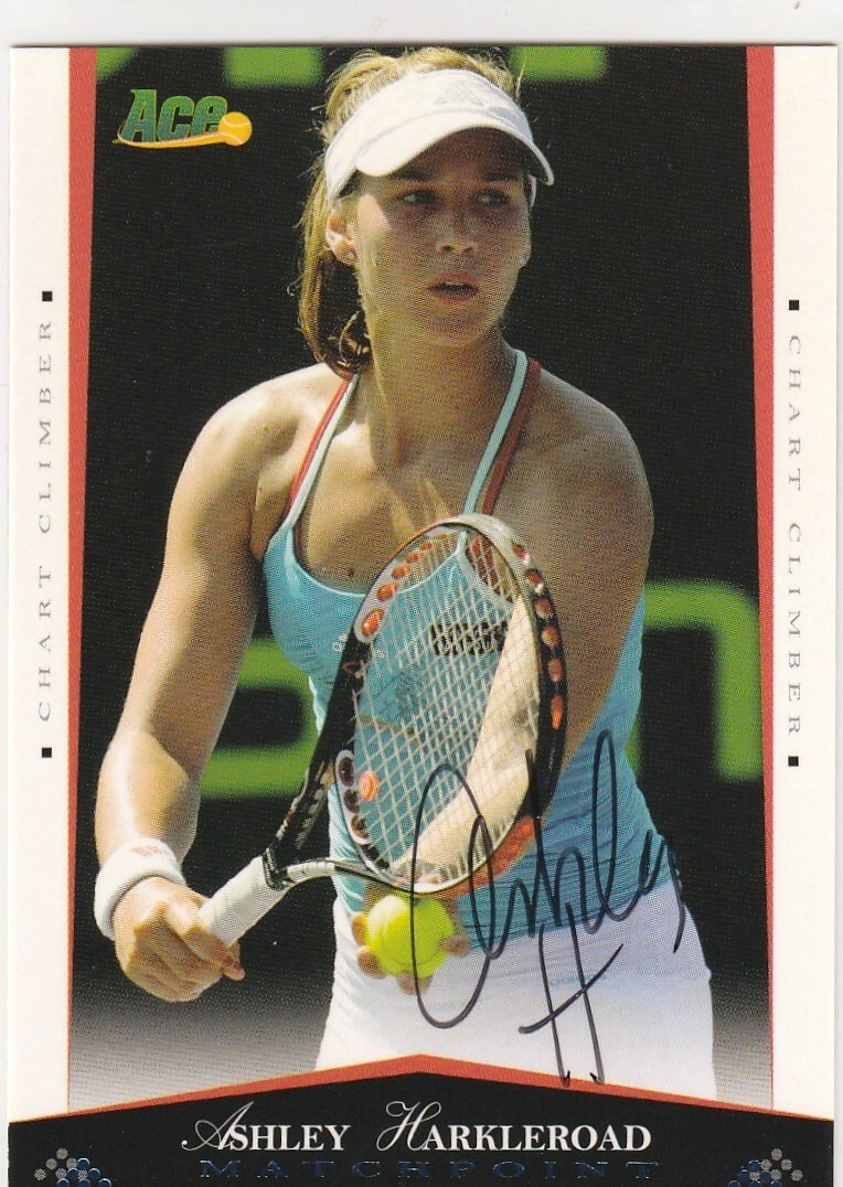 2008 Ace Authentic Match Point Autographs #33 Ashley Harkleroad 059-A ...