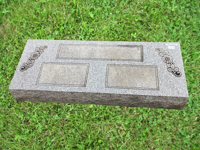 Granite Gray Marker Monument Headstone 36x13x8-4 BV-42 | eBay