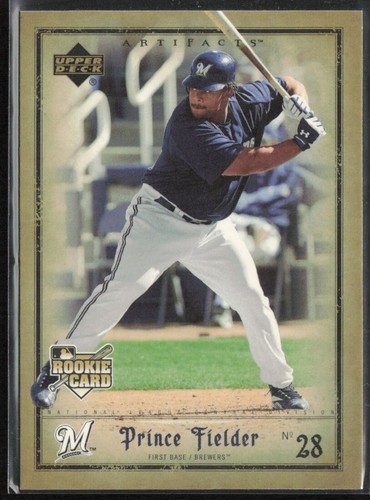 2006 Upper Deck Artifacts #41 Prince Fielder Rookie Milwaukee Brewers ...