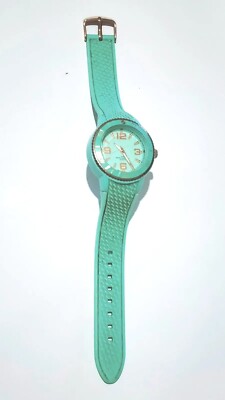 Sempre Quartz Watch - Aqua Band & Face | eBay Australia