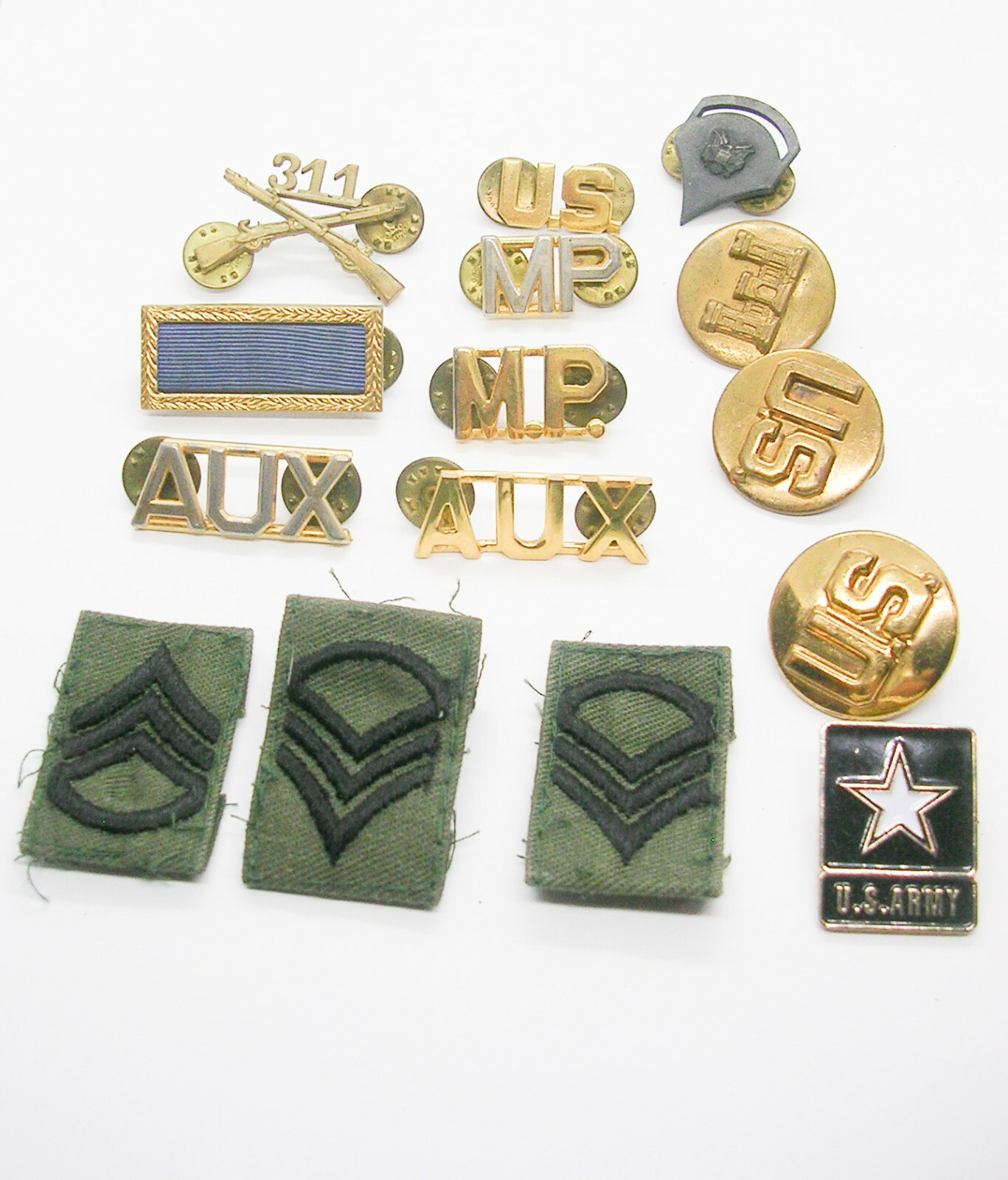 Vintage Military Pins Badges Lot of 12 | eBay