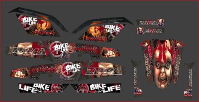 Yamaha Zuma Bws 125 150 Graphic Kit 2022- 2024 | eBay