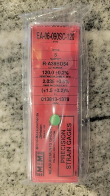 Vishay Micro Measurements Precision Strain Gage EA-06-090SC-120, 5 Pack ...