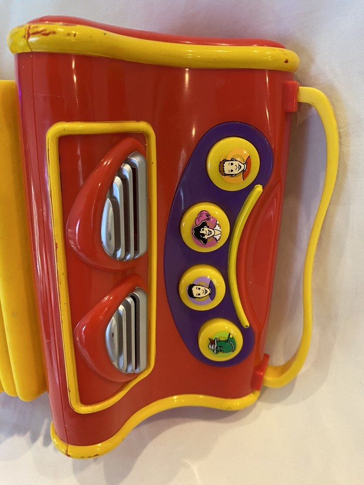 Wiggles Musical Singing Play Along Toy Accordion play alone or song ...