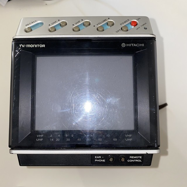Vintage 1977 Portable Hitachi Tv/monitor Model K-1000 for sale online ...
