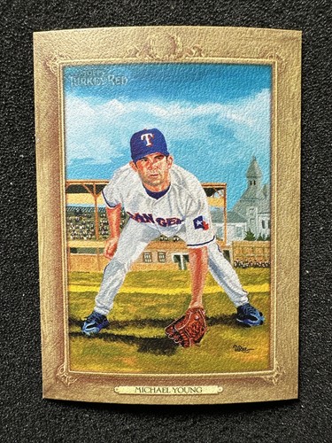 MICHAEL YOUNG #125 2007 Topps Turkey Red QTY Texas Rangers | eBay