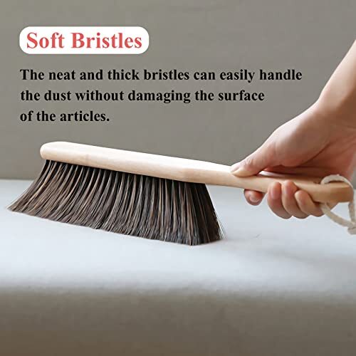 Counter Duster with Wood Handle, Hand Broom,Wood Block Hand Brush,Horse ...