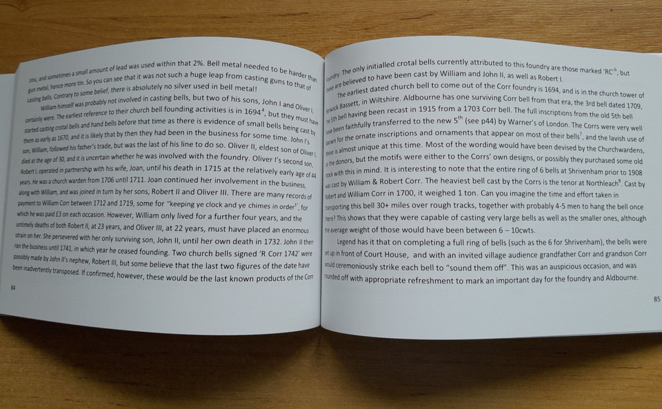 'ALDBOURNE - THE HOME OF THE HAND BELL & CROTAL BELL' BY TERRY GILLIGAN ...