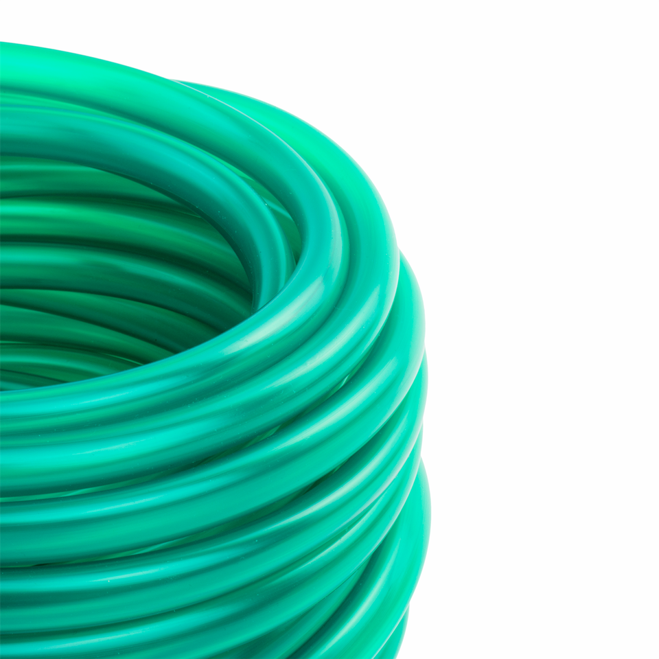 25mm (1 inch) GREEN FLEXIBLE PVC HOSE FISH POND PUMP MARINE FLEXI PIPE ...