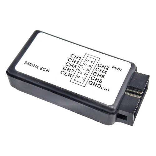 24MHz USB Logic Analyzer with 8 Channels for Microcontroller Debugging ...