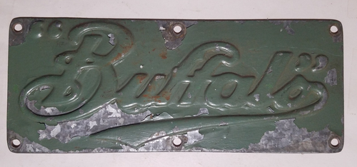 Buffalo Forge Company Metal Plate | eBay