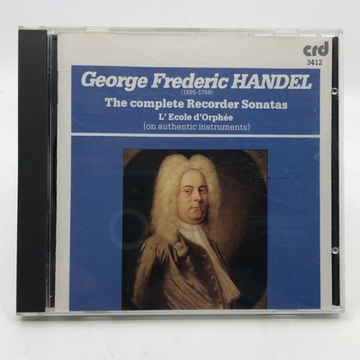 George Frederic Handel Complete Recorder Sonatas CD 1974 Baroque CRD | eBay