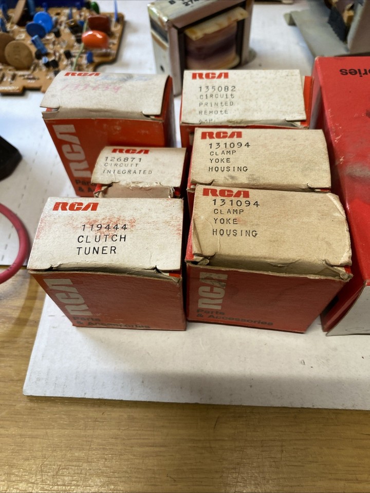 RCA Vintage TV Parts - Modules Triplers Transformers Connectors Lot Of ...