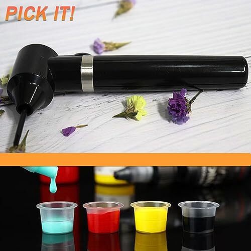 Ink Mixer Pigment Mixer - Machine Ink Agitator Machine with 100pcs Ink ...