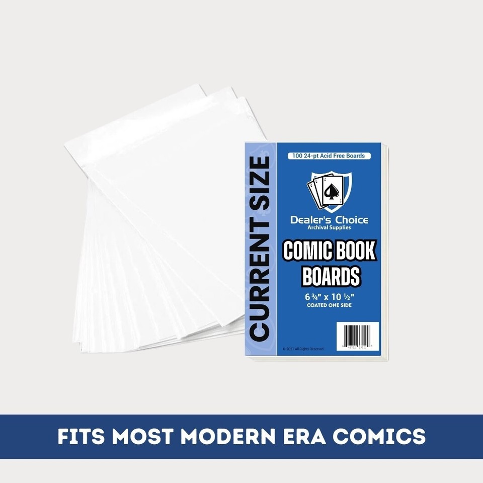 Comic Book BAGS & Comic Book BOARDS (Current Size) - Pack of 100 500 or ...