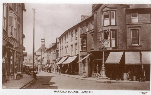 Harford Square Lampeter RP old pc used 1961 Rees | eBay