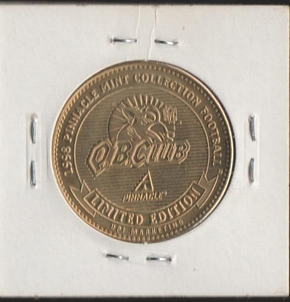 Junior Seau 1998 Pinnacle Mint Collection QB Club Limited Edition Coin ...